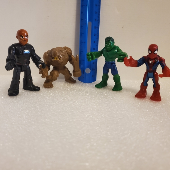 Marvel | Toys | Marvel Super Hero Squad Figures Nick Fury Spiderman ...